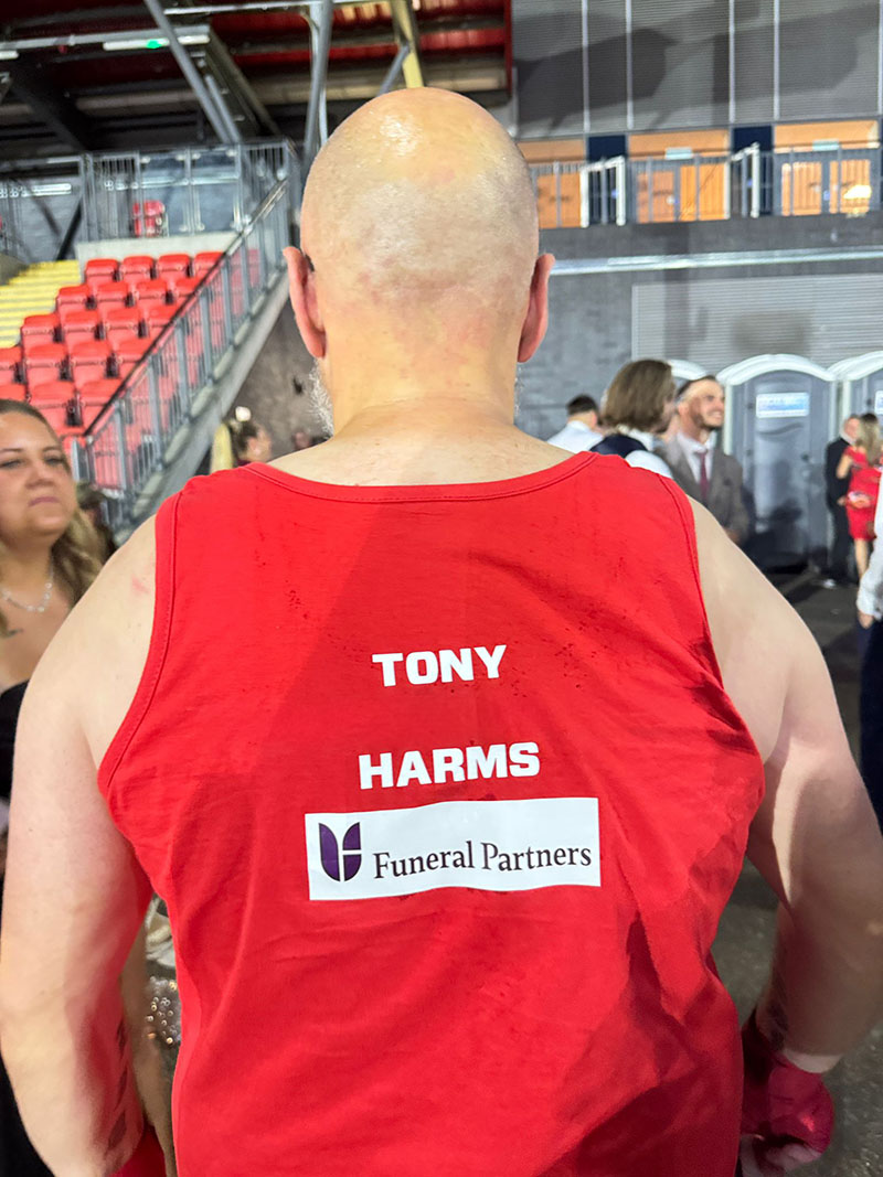 Fighting for a Cause: Tony Takes to the Ring - James Hawes & Goodchild ...