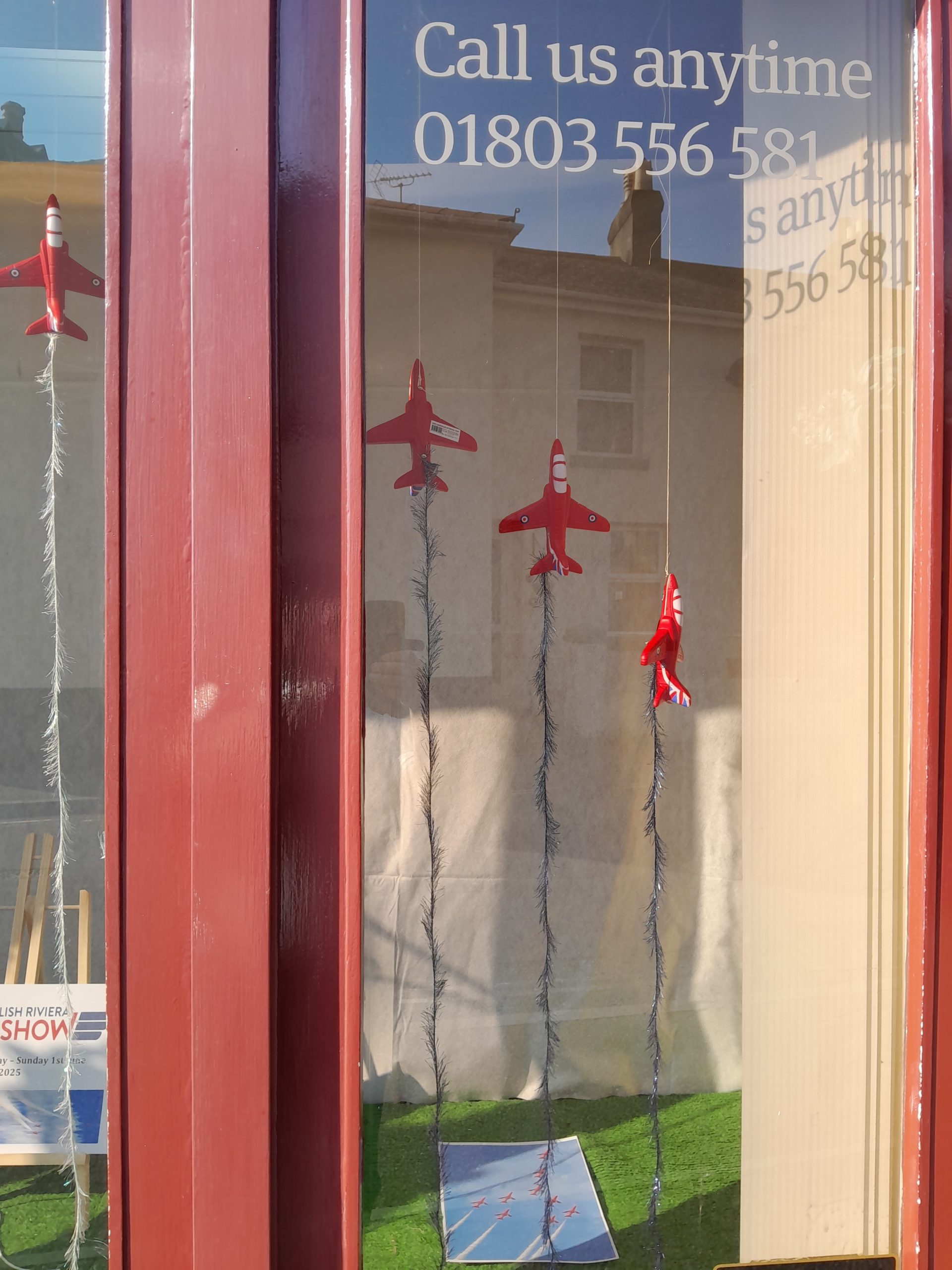 Maunders’ Spectacular Window Display for the 2025 Riviera Air Show ...