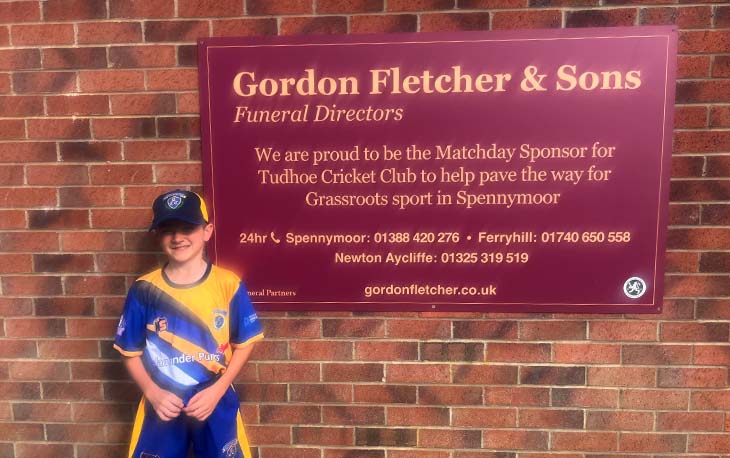 Funeral Directors supports local cricket club - Gordon Fletcher and Sons