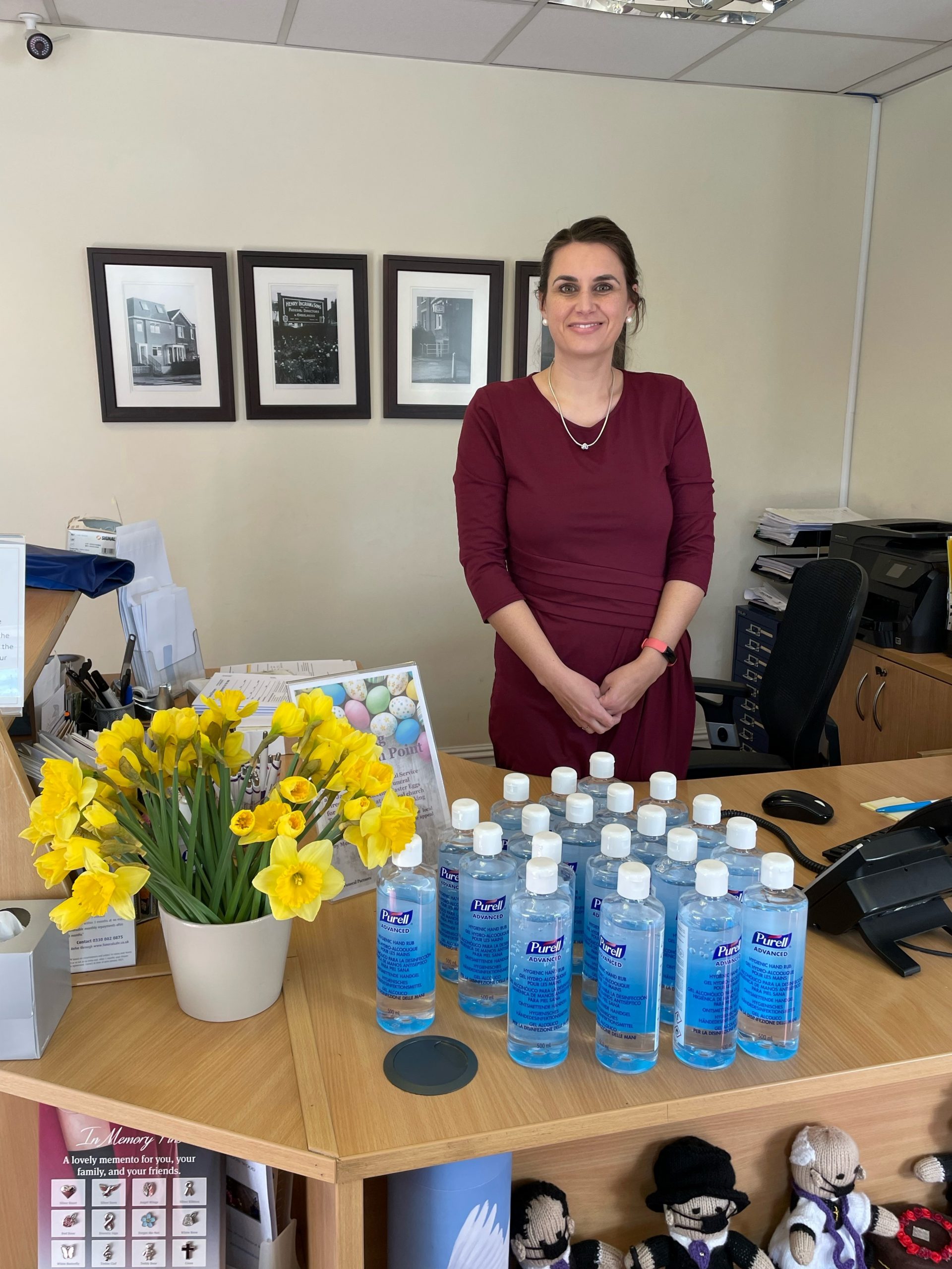 Hand Gel Donation - Woking Funeral Service