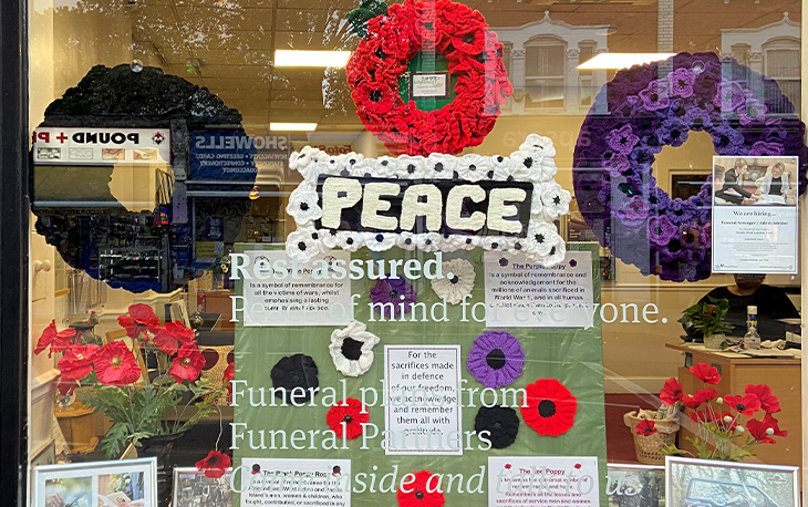 Remembrance Window Display - Gillman Funeral Service