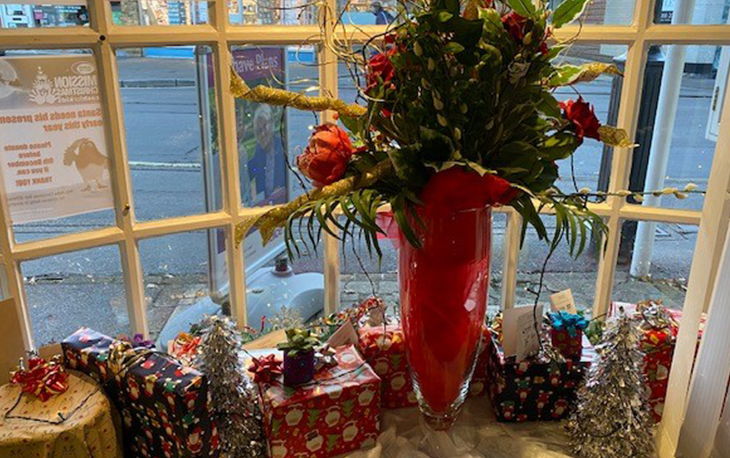 Festive Window - Waterside Funeral Home