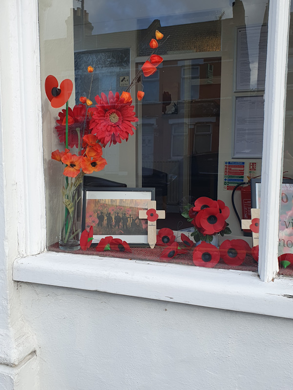 Remembrance Day Window - Knox Bros Funeral Service