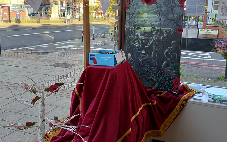 Remembrance Window Display - Steven Mears Funeral Directors