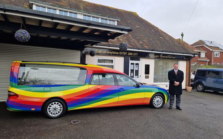 Rainbow Hearse - Firmager Funeral Service