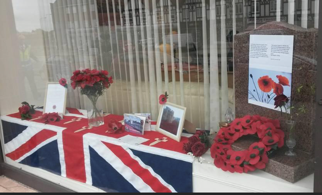 Remembrance Window Display - Haven Funeral Services