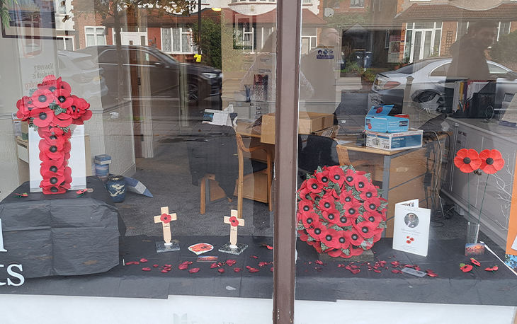2022 Remembrance Window Display - Haven Funeral Services
