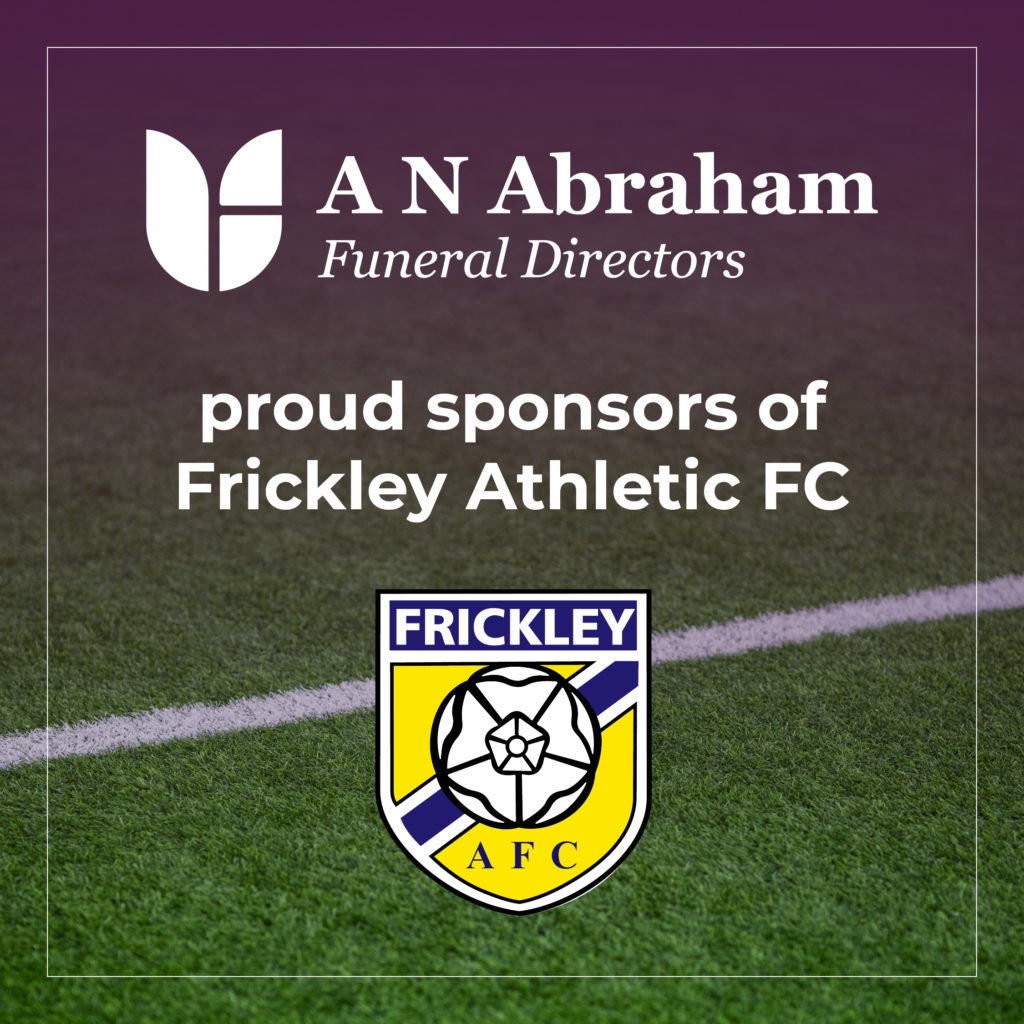 Proud Sponsors of Frickley Athletic - A N Abraham Funeral Directors