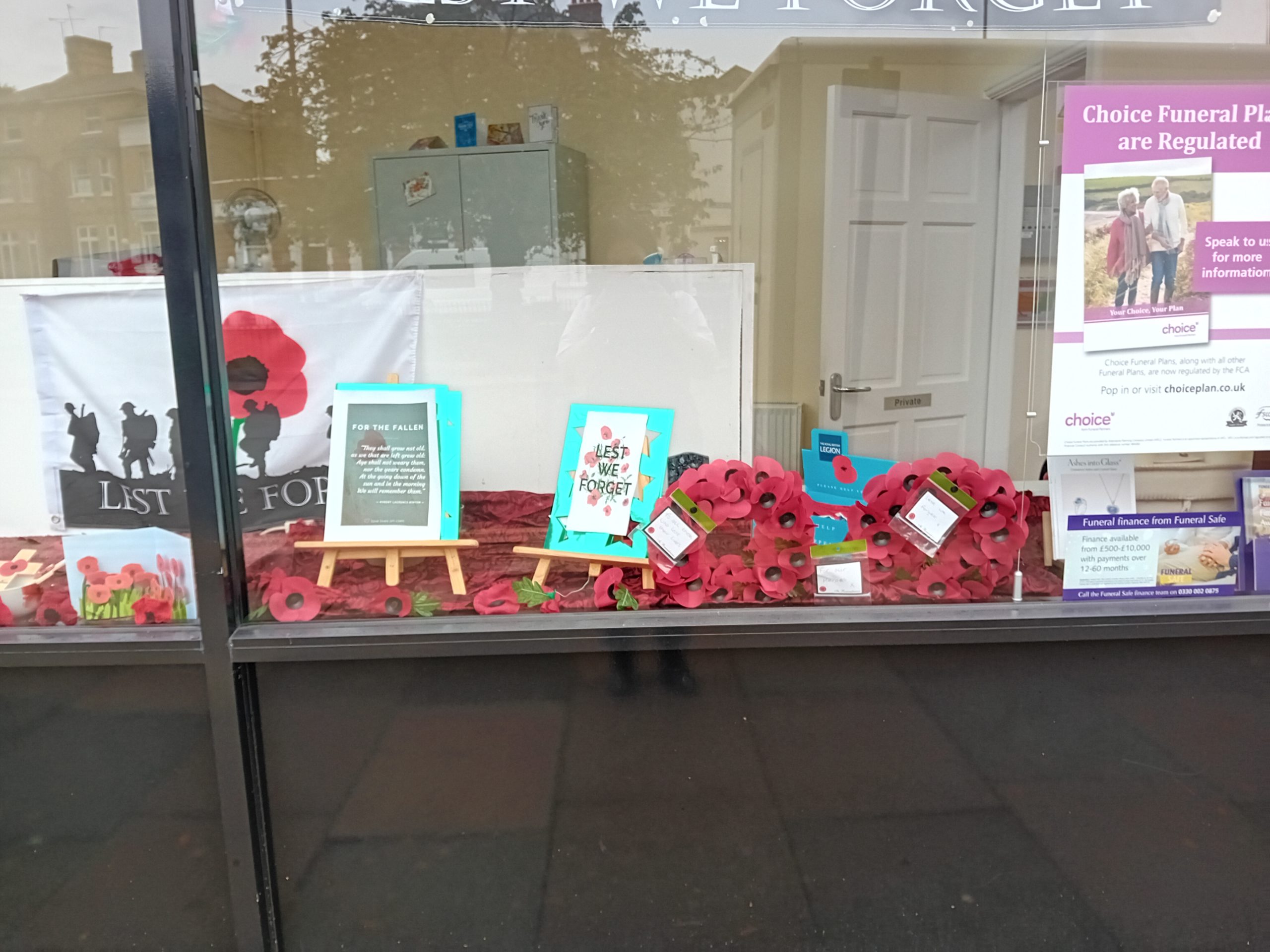 Remembrance Day Window - Blackheath Funeral Services